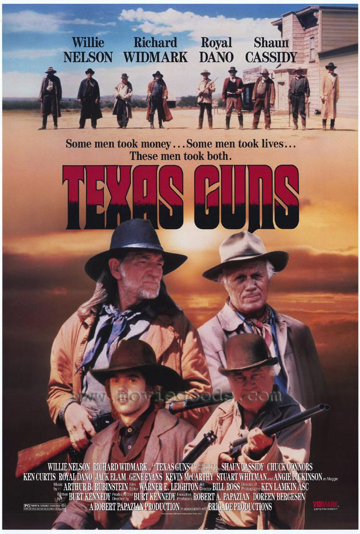 Texas Guns - movie POSTER (Style A) (27" x 40") (1988) - Walmart.com