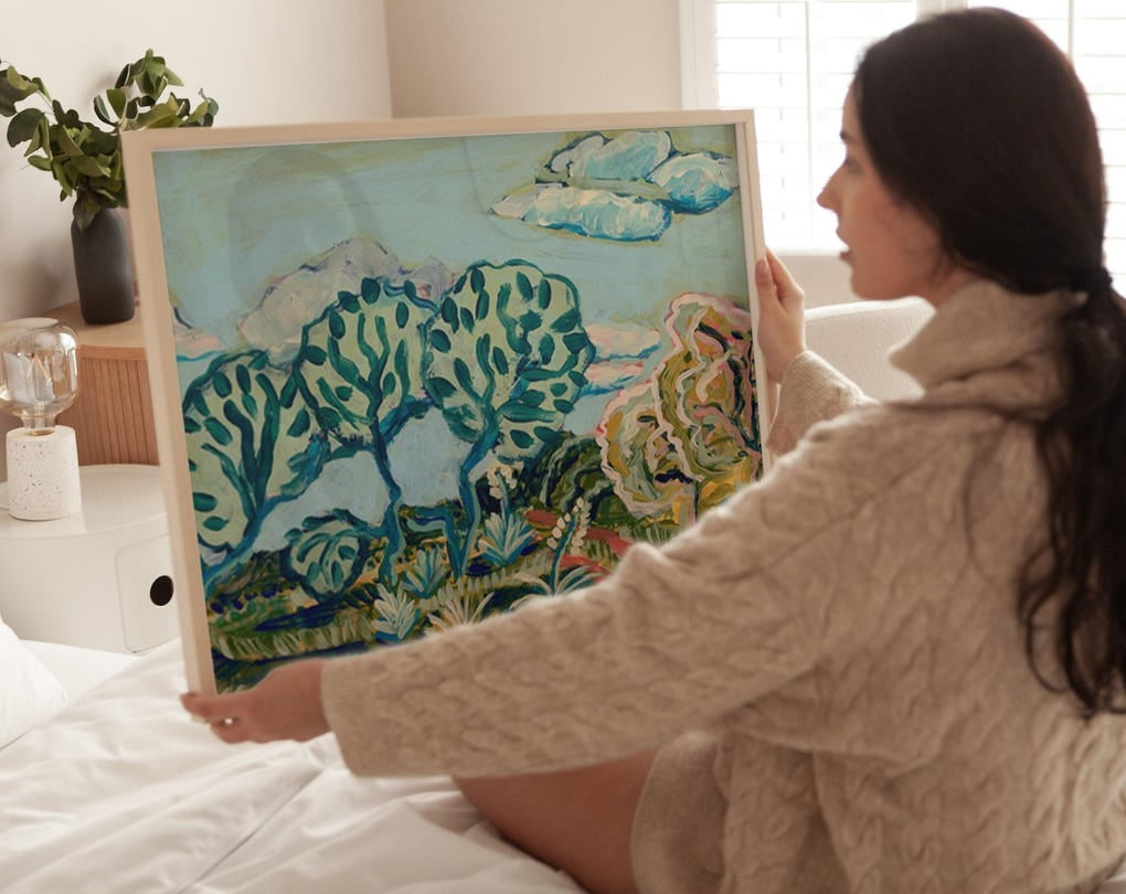 Texas Hill Country Ranch Print Vintage Retro Austin Travel Poster Live ...