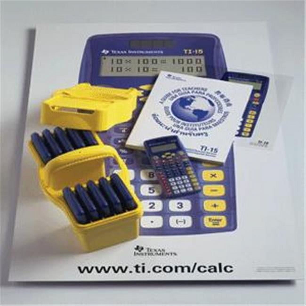 Texas Instruments 15 Explorer Calculator Teacher Kit - Walmart.com