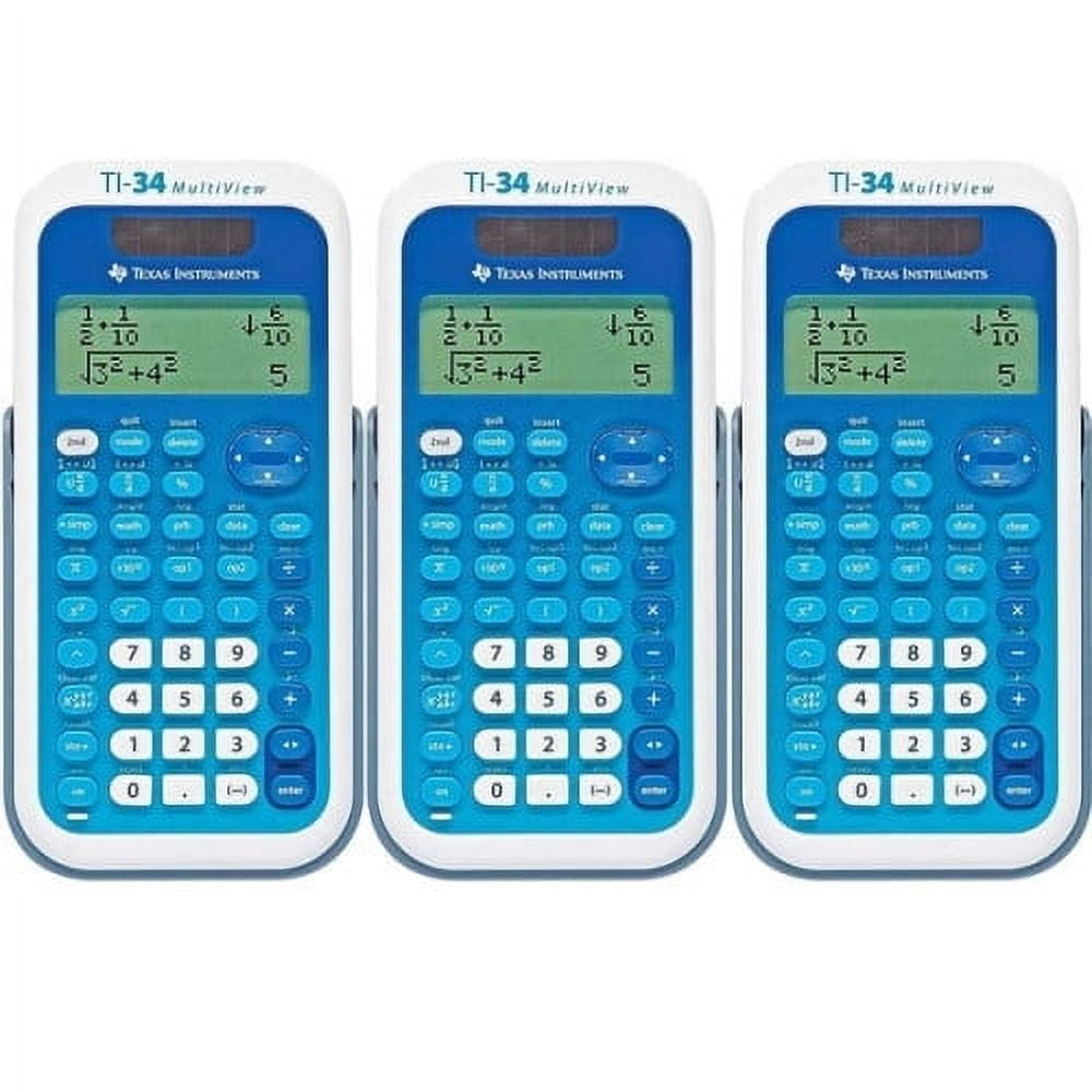 Texas Instruments TI-34 MultiView Scientific Calculator, 16-Digit LCD ...