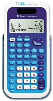 Texas Instruments TI-34 MultiView Scientific Calculator, 16-Digit LCD ...