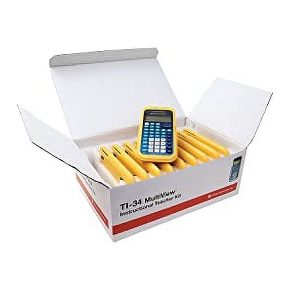Texas Instruments TI-34 MultiView Scientific Calculator - Teacher Kit ...