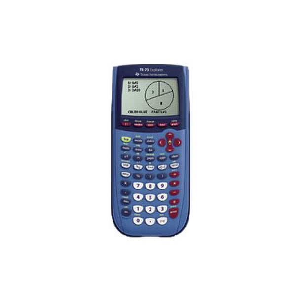 Texas Instruments TI-73 Explorer Graphing Calculator, Blue - Walmart.com