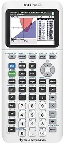 Texas Instruments TI-84 Plus CE Color Graphing Calculator, Bright White ...