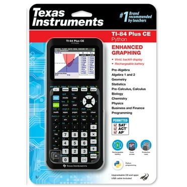 Texas Instruments TI-83 Plus Scientific Graphing Calculator for High School & College, ACT ...