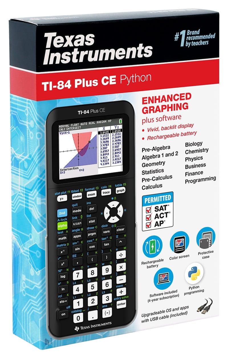 Texas Instruments TI-84 Plus CE Graphing Calculator High School and ...