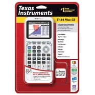 TI-84 Plus CE High-Resolution Full-Color Backlit Display Graphing ...