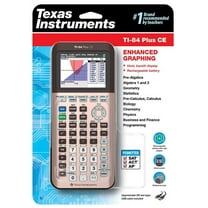 TI-84 Plus CE High-Resolution Full-Color Backlit Display Graphing ...