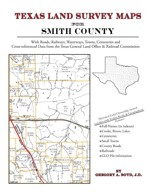 Texas Land Survey Maps for Smith County (Paperback) - Walmart.com