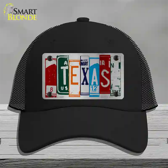 Texas License Plate Art Novelty License Plate Hat Mesh Black - Walmart.com