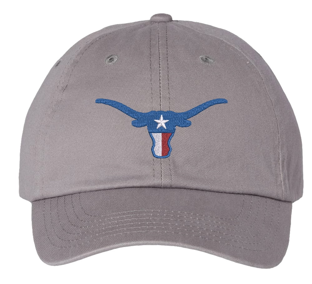 Texas Longhorn Baseball Cap, Texas Bull Flag Hat, Lone Star State Hat ...