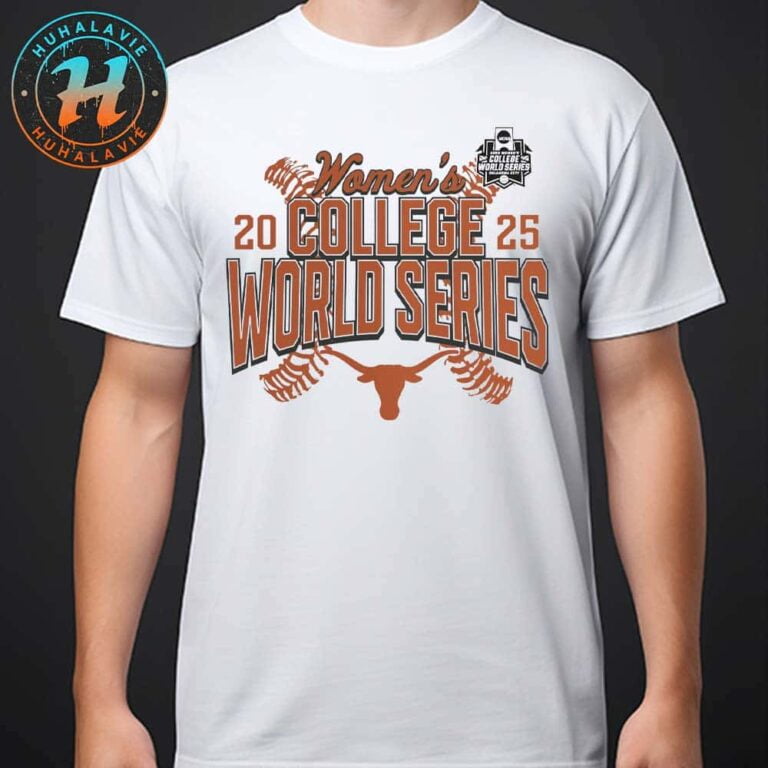 Texas Longhorn Softball 2025 Women’s College World Series Cut Off White ...