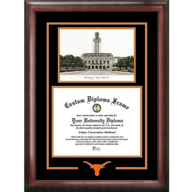 Texas Longhorns 11" x 14" Spirit Graduate Frame Diploma Frame - Walmart.com