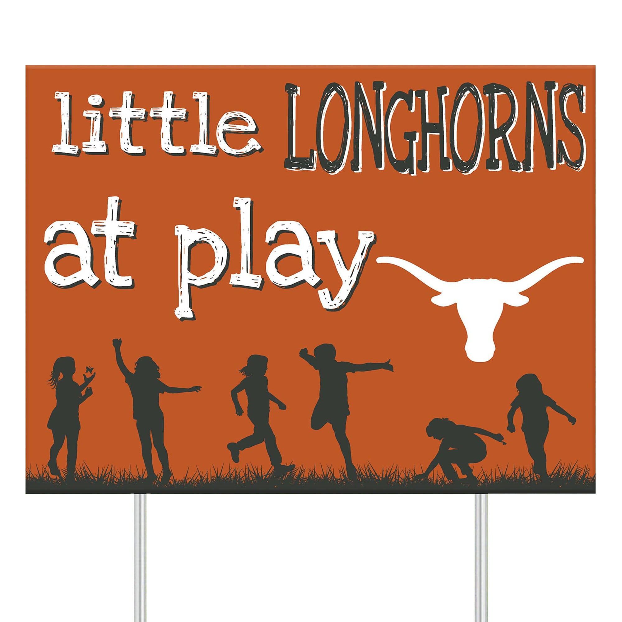 Texas Longhorns 24" x 18" Little Fans At Play Yard Sign - Walmart.com