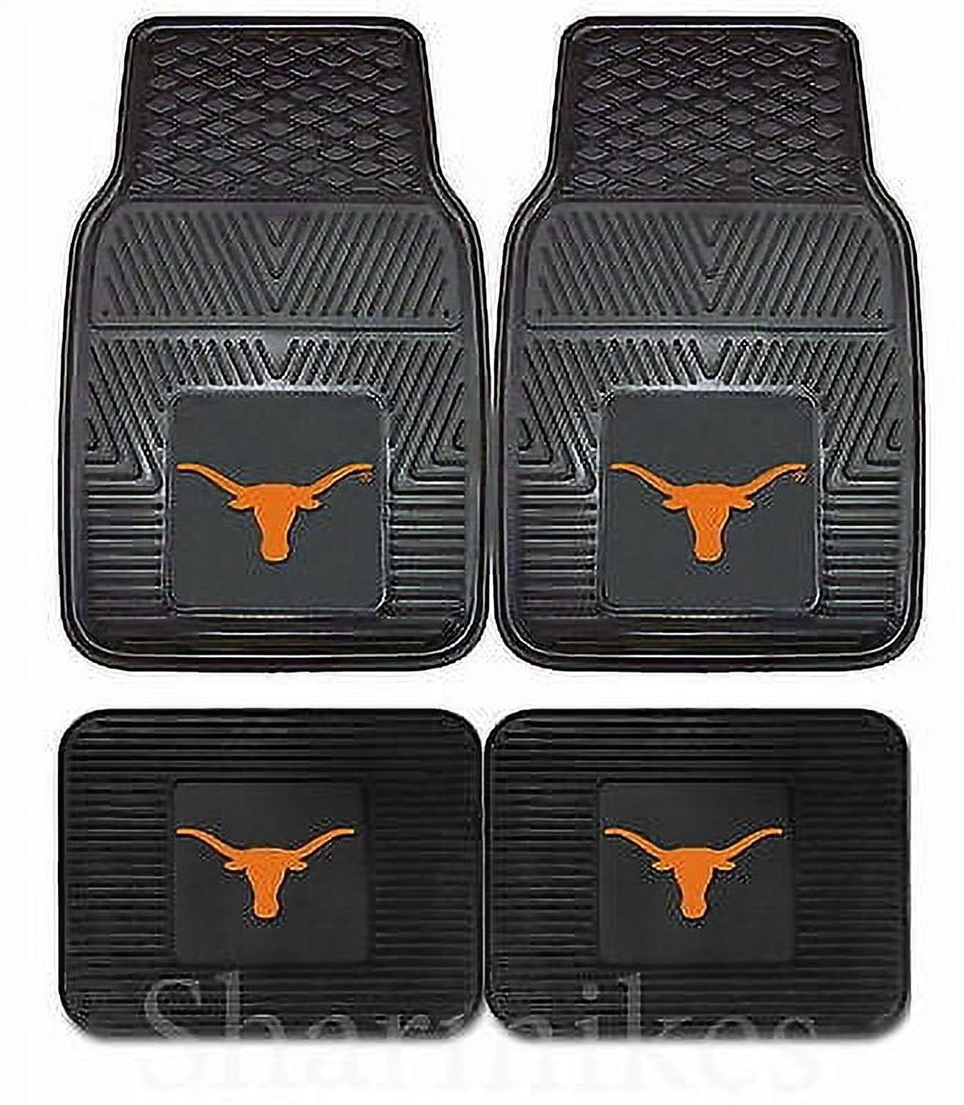 Texas Longhorns Floor Mat, Heavy Duty, Front Rear Floor Mats, 17 in x ...