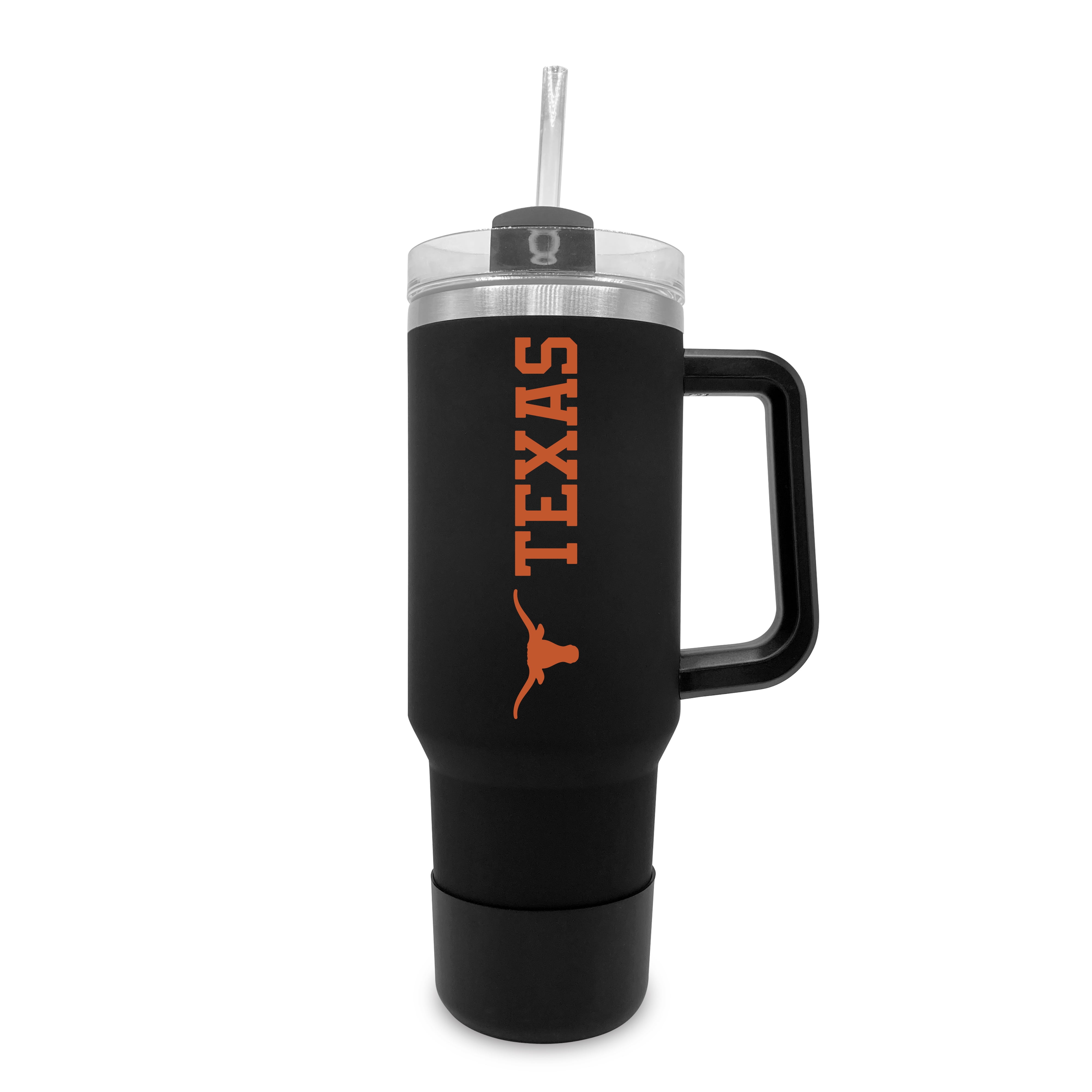 Texas Longhorns 40oz. Stainless Tumbler with Handle & Removable Straw ...