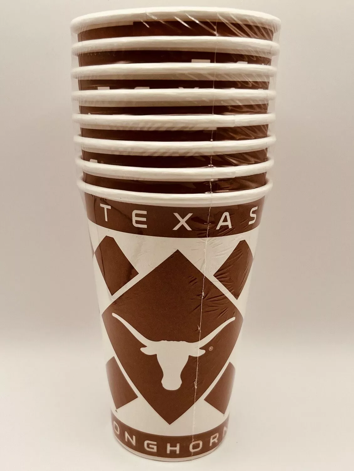 Texas Longhorns Checkered Ncaa University Sports Party 12 Oz. Paper ...