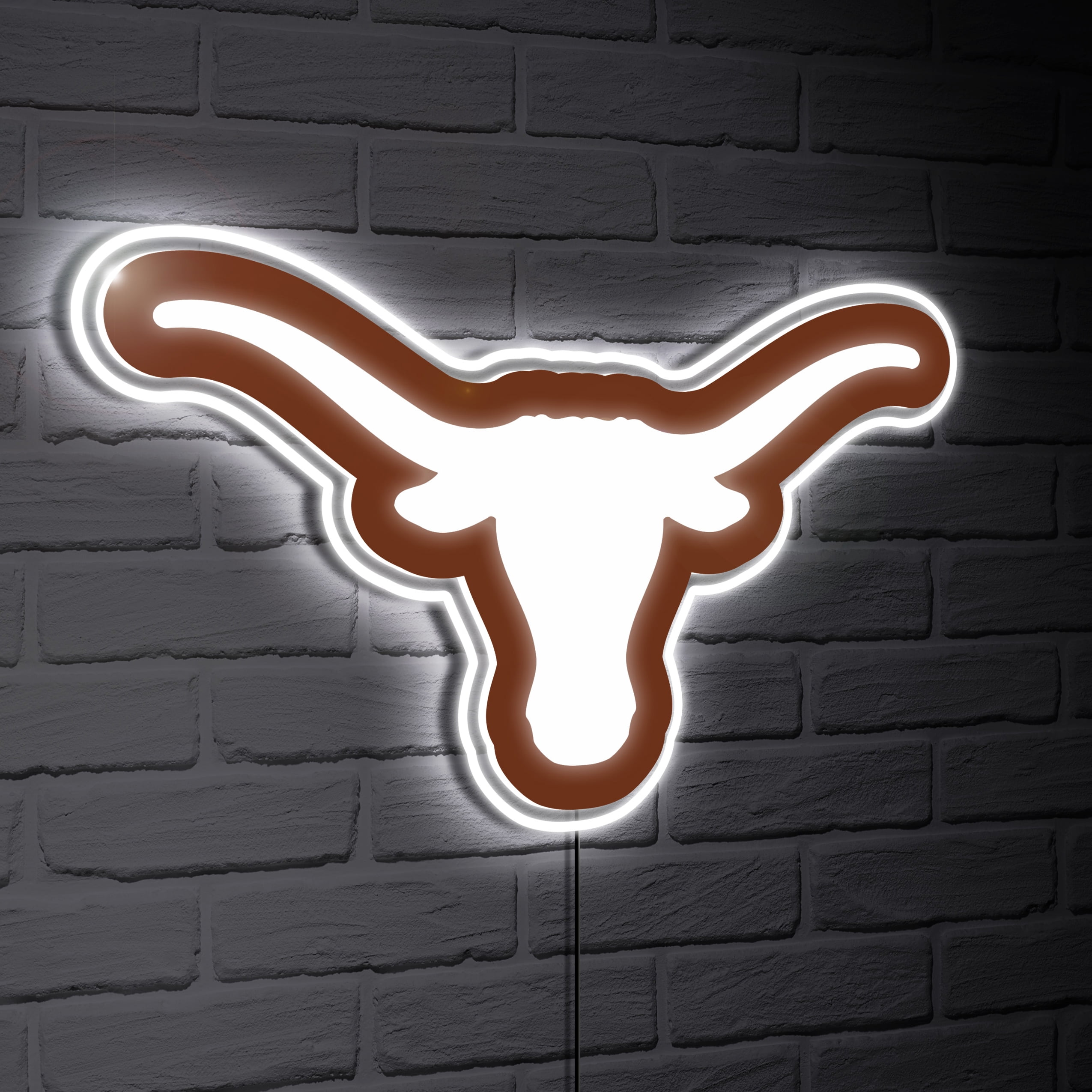 Texas Longhorns LED Team Logo Shaped Lighted Wall Sign - Walmart.com