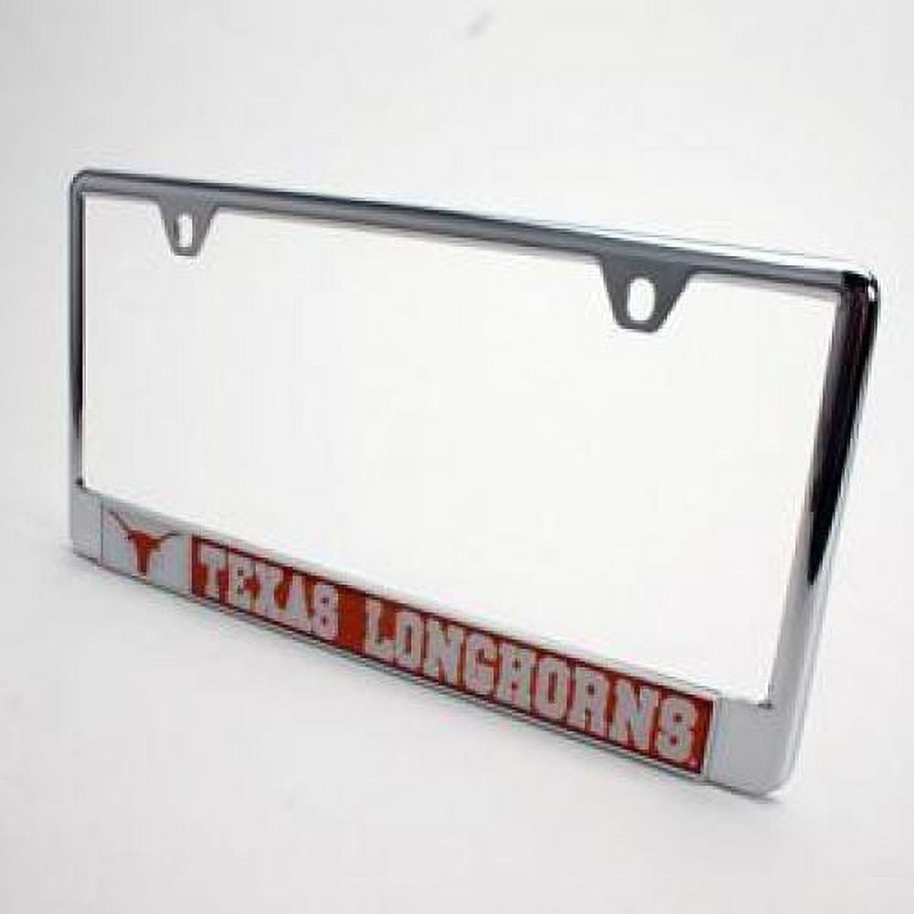 Texas Longhorns Metal License Plate Frame W/domed Insert - Orange ...