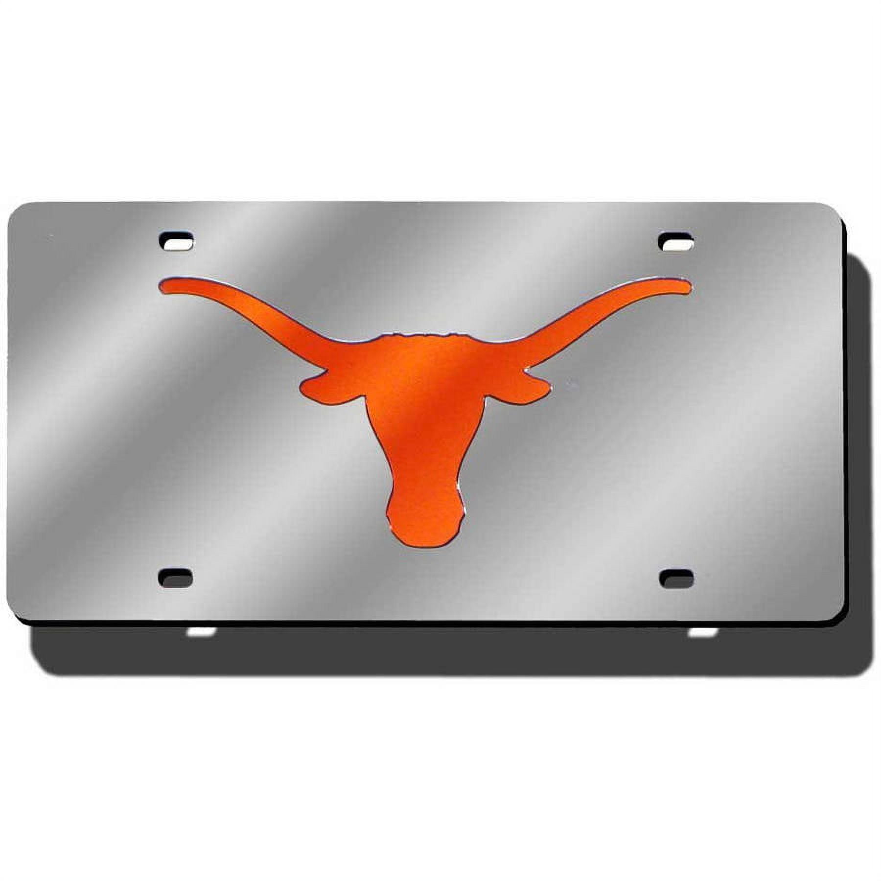 Texas Longhorns Official NCAA 12 inch x 6 inch Plastic License Plate by ...