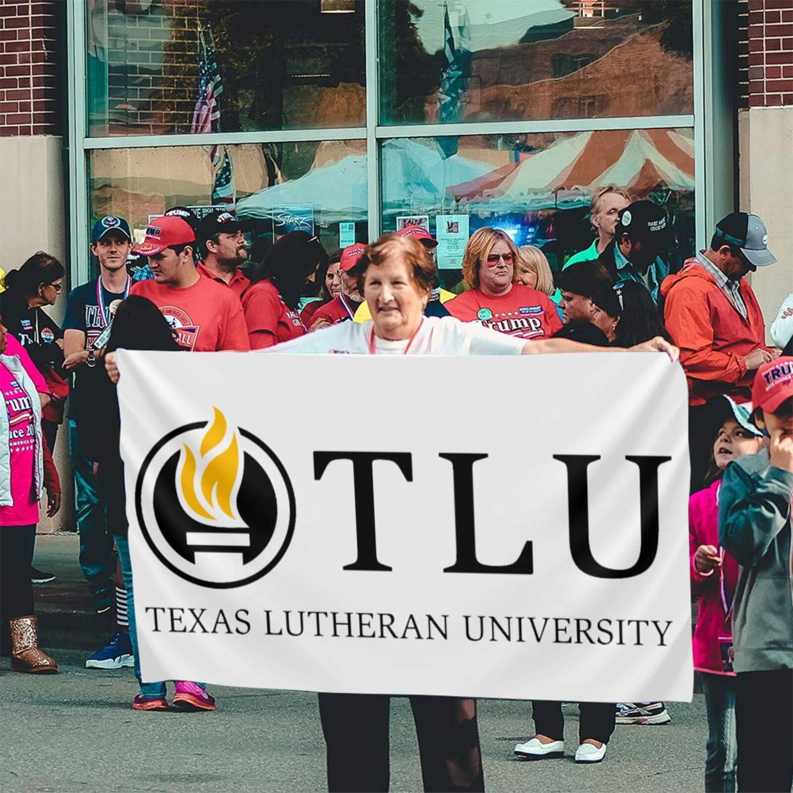Texas Lutheran University Logo Banner Breeze Flag Outdoor Flags Home ...