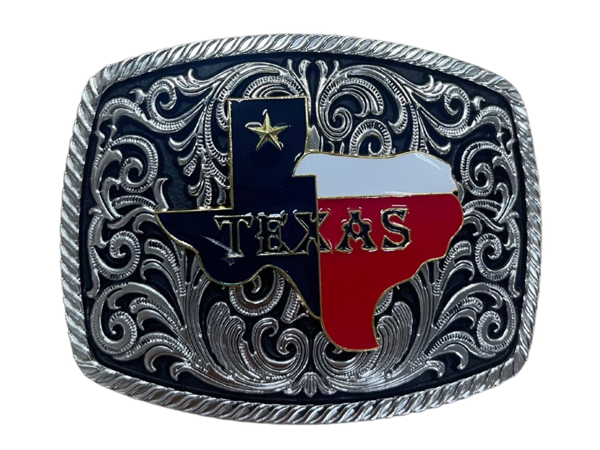 Texas Map Theme Western Rodeo Fashion Unisex Belt Buckles - Walmart.com