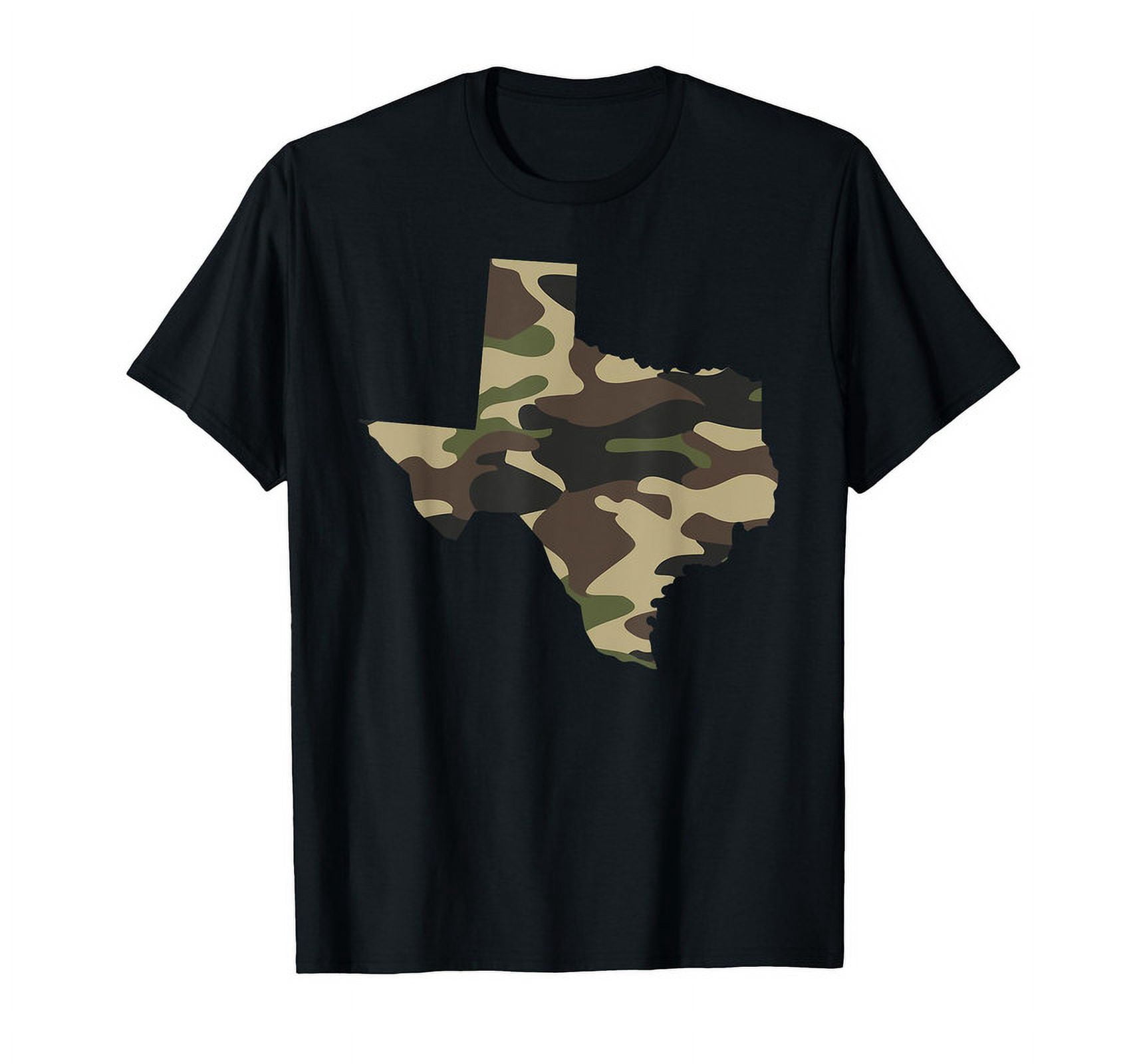 Texas Military Camo State Outline T-Shirt - Walmart.com