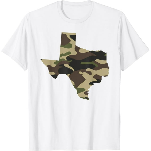 Texas Military Camo State Outline T-Shirt - Walmart.com