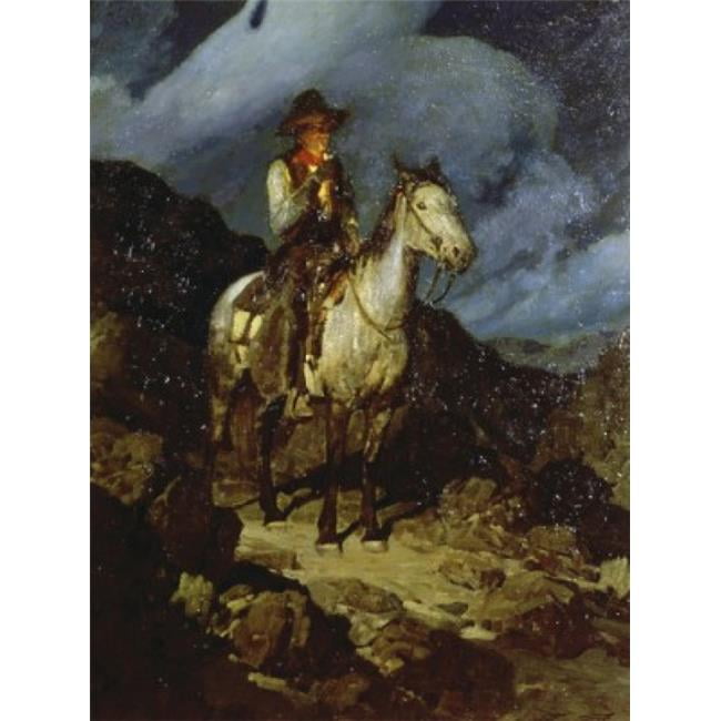 Texas Night Herder Frank Tenney Johnson 1874-1939 American Poster Print ...