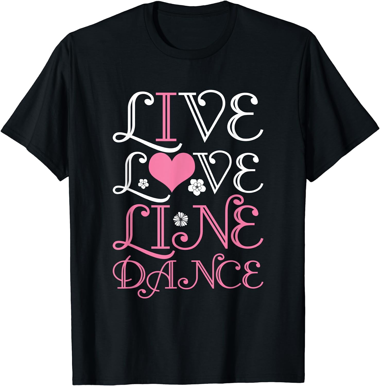 Texas Patriotic Line Dancing Women Gift Line Dance T-Shirt Black Small ...