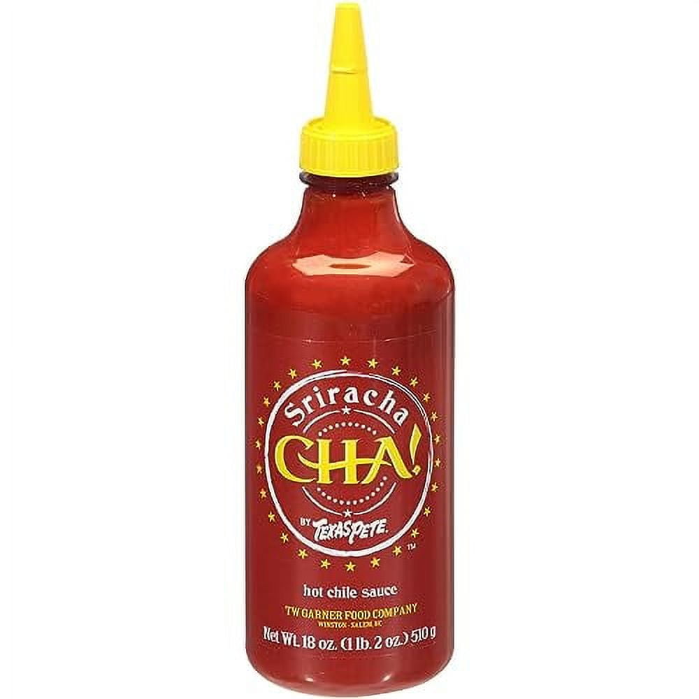 Texas Pete Cha Sriracha Hot Chile Sauce18 Ounce Bottle (Pack of 3 ...