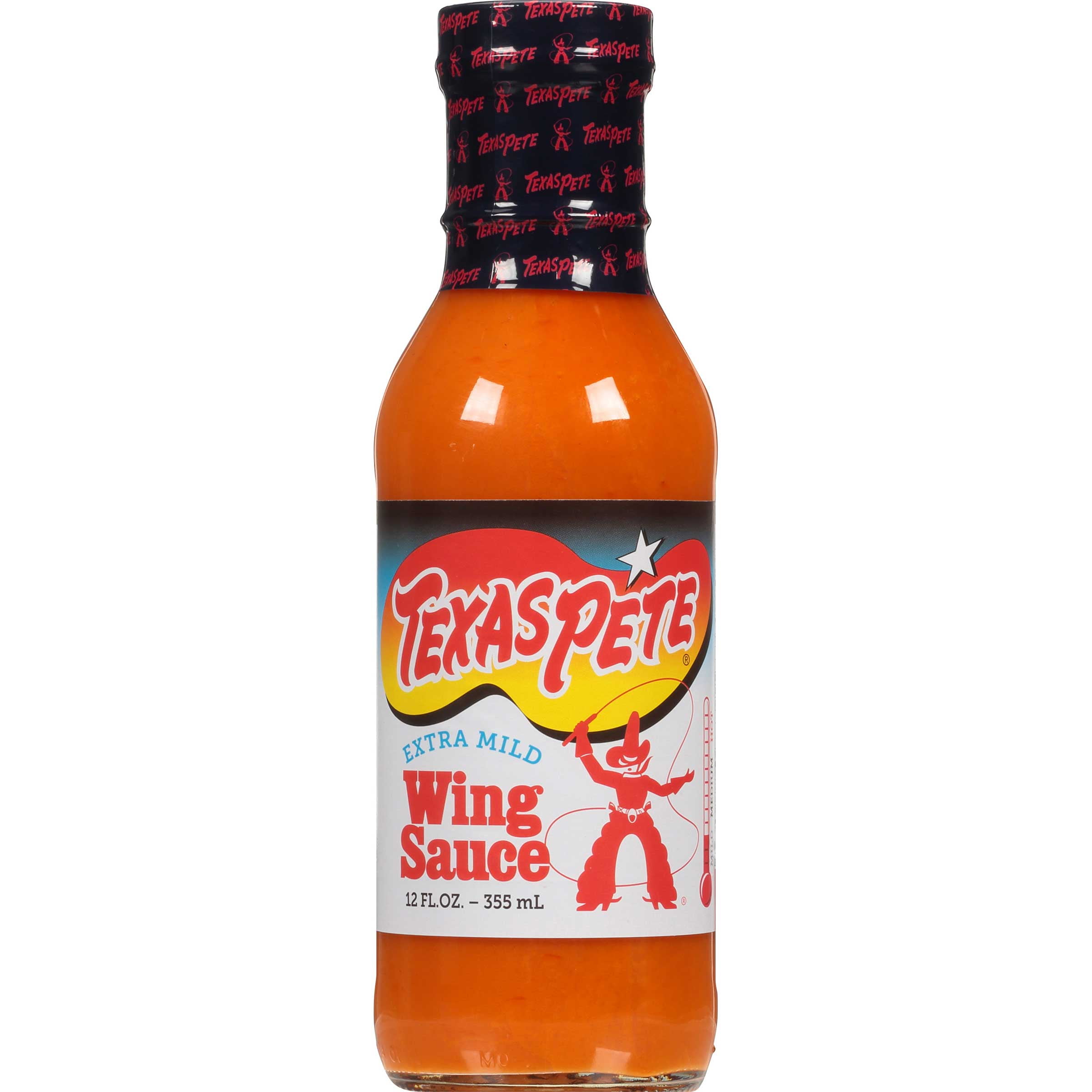 Texas Pete Extra Mild Wing Sauce, Kosher, Gluten Free, 12 Fluid Ounce ...