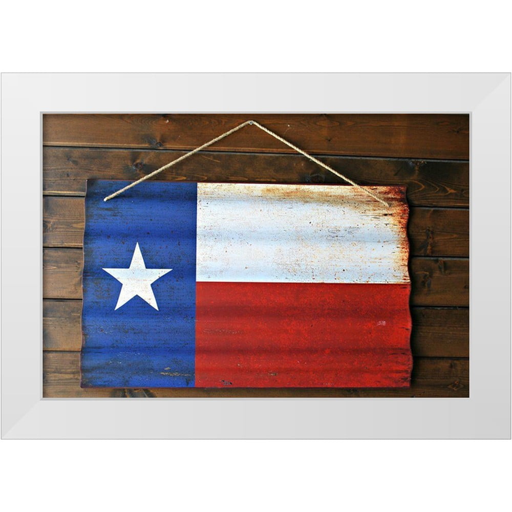 Texas Picture Archive 18x13 White Modern Wood Framed Museum Art Print ...