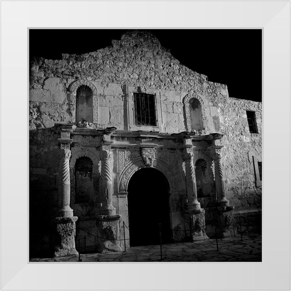 Texas Picture Archive 26x26 White Modern Wood Framed Museum Art Print ...
