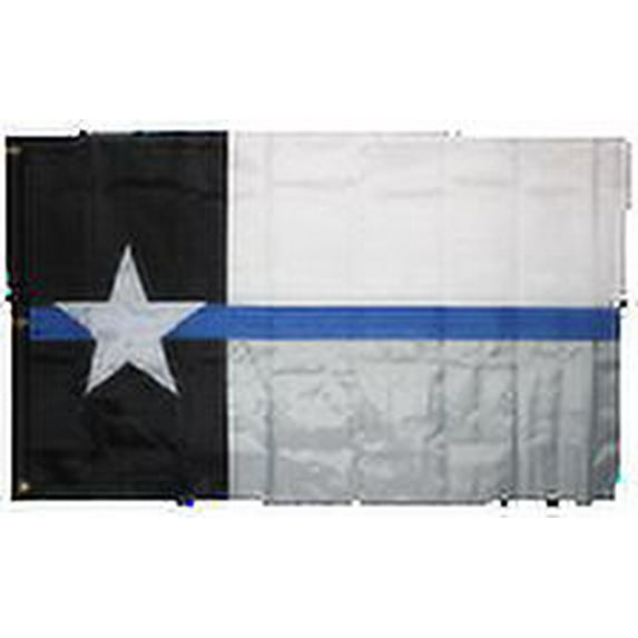 Texas Police Memorial 2.5'x4' Embroidered Flag Rough Tex® 300D ...