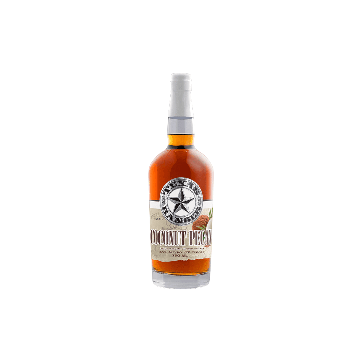 Texas Ranger Coconut Pecan Whiskey, 750 ml 35% ABV - Walmart.com