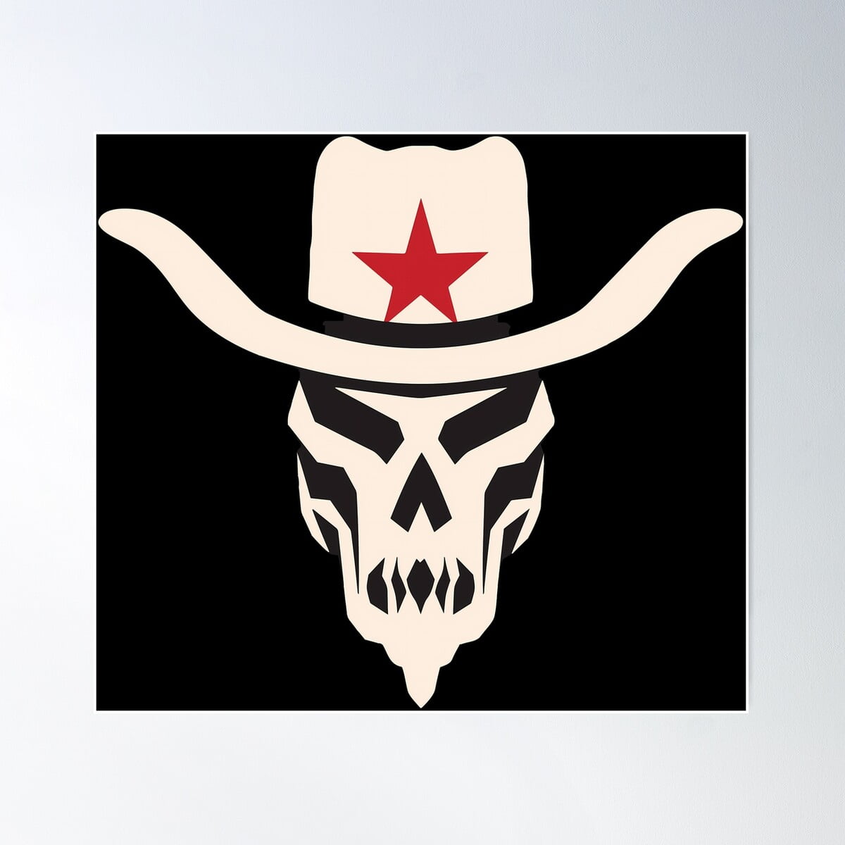 Texas Ranger Cowboy Undead - Cowboys Of The Apocalypse Poster Wall Art ...