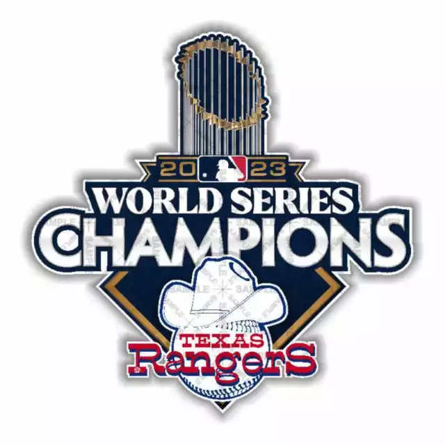 Texas Rangers 2023 Champions Ws Sticker Phone Decal Water Bottle ...