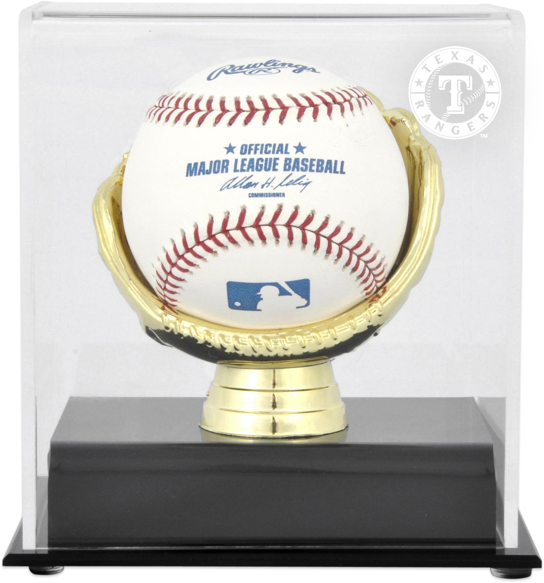 Texas Rangers Gold Glove Single Baseball Logo Display Case - Walmart.com