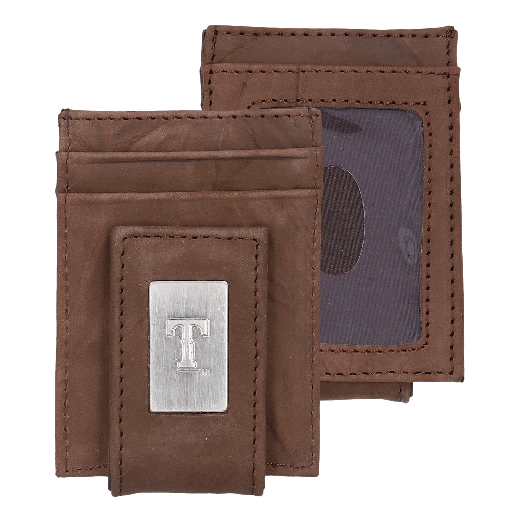 Texas Rangers Leather Front Pocket Wallet - Walmart.com