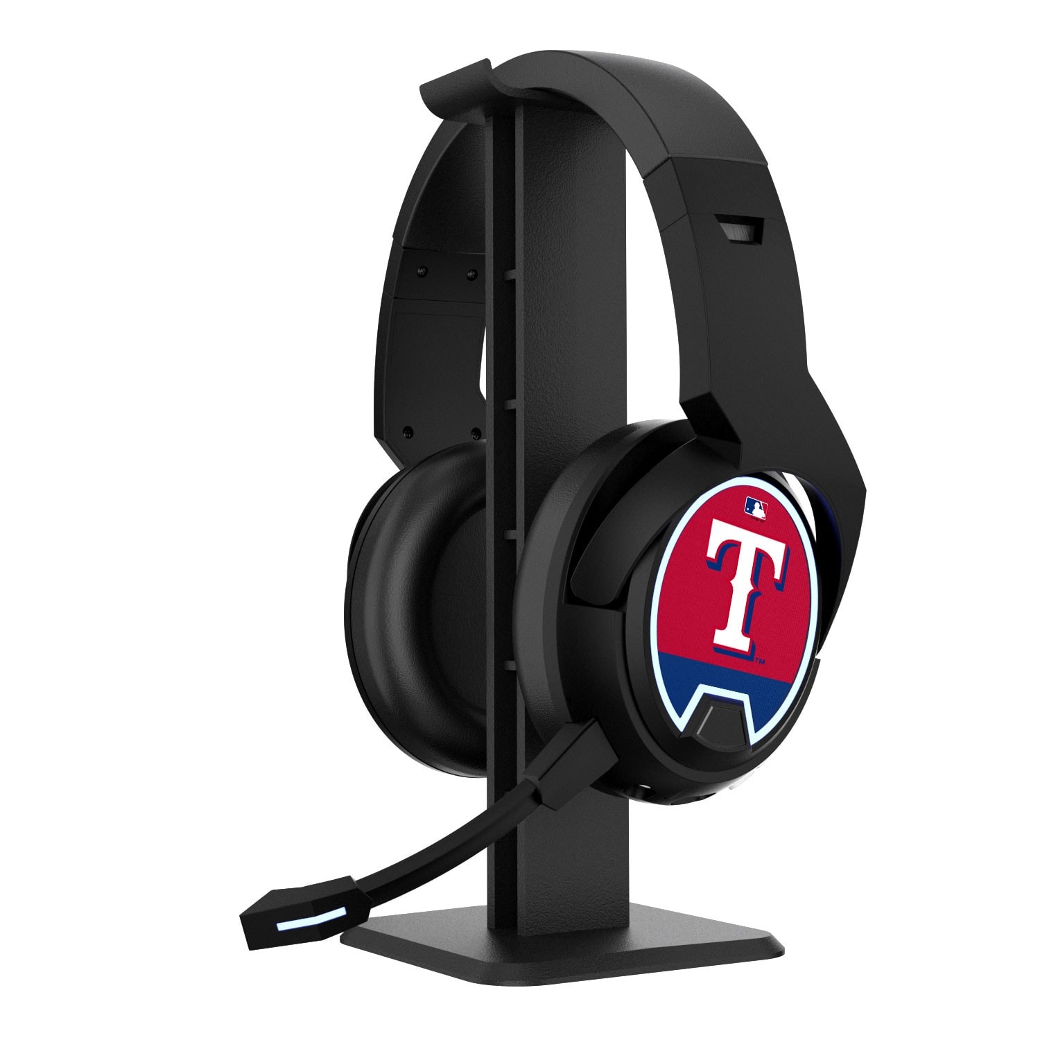 Texas Rangers Logo Wireless Bluetooth Gaming Headphones & Stand ...