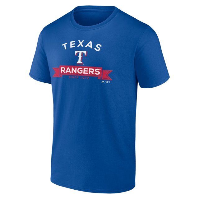 Texas Rangers MLB Team Style Men's Crew Neck Short Sleeve T-Shirt ...
