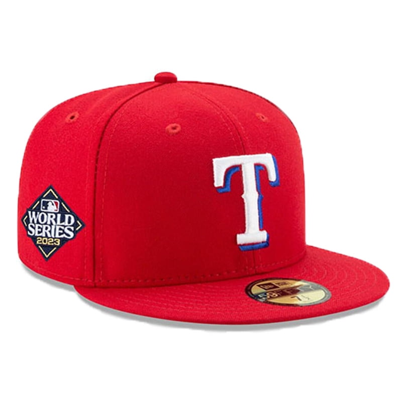 Texas - Rangers red Baseball Cap 2023 World Series Commemorative ...