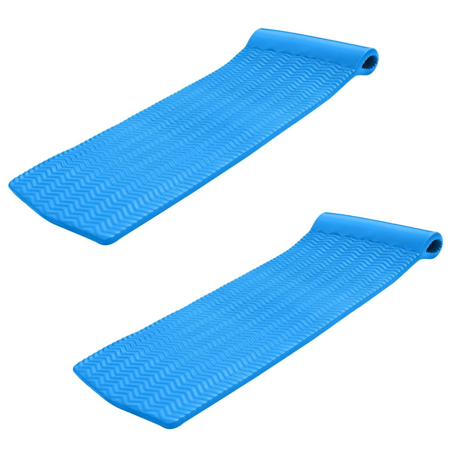 Texas Recreation Adult Swimming Water Mat Lounger, Serenity 70' Foam ...