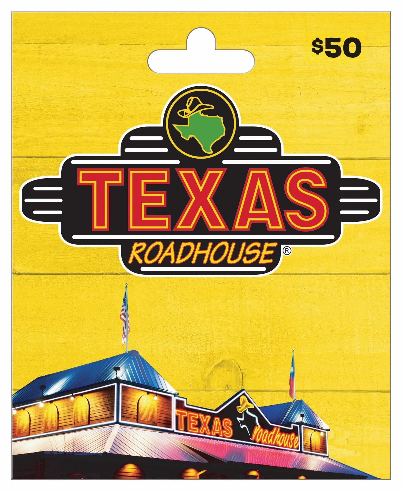 Free Shipping! Texas Road House $50 Gift Card - Walmart.com