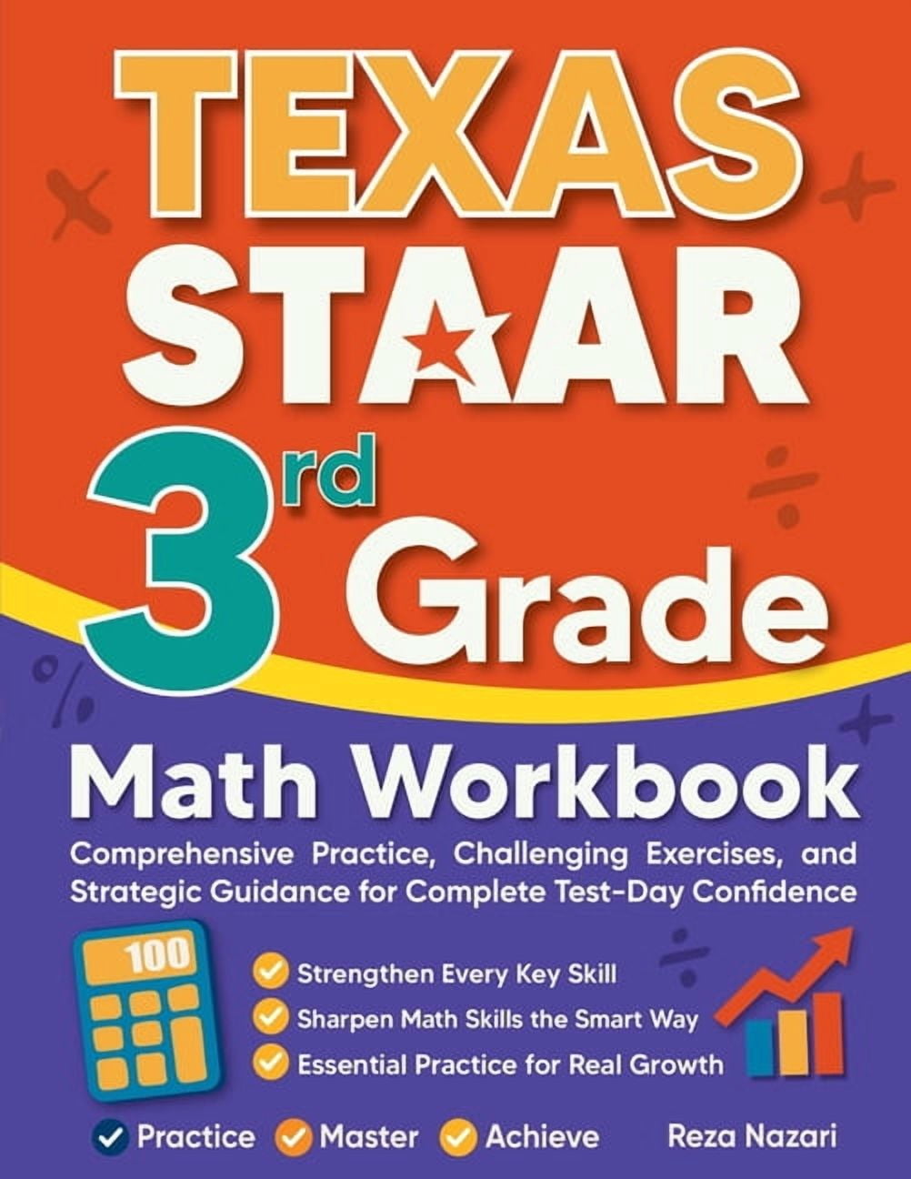Texas STAAR 3rd Grade Math Workbook: Comprehensive Practice ...