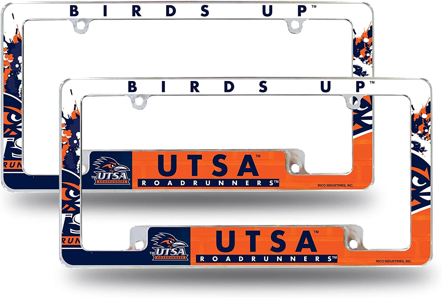 Texas San Antonio Roadrunners - UTSA - Chrome Metal License Plate ...