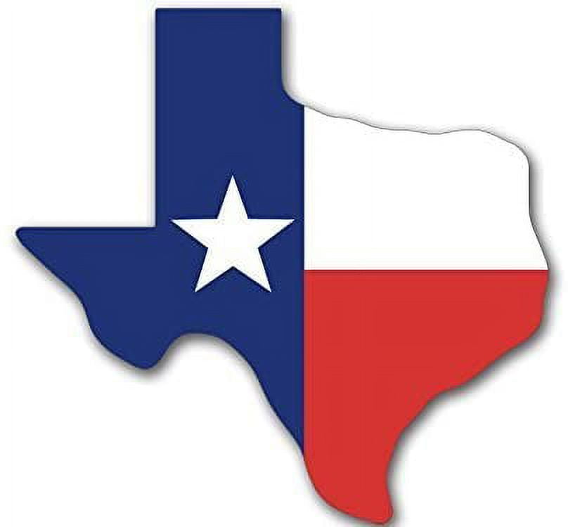 Texas Shaped Texas Flag 3M Reflective sticker| Bumper TX car Texan ...