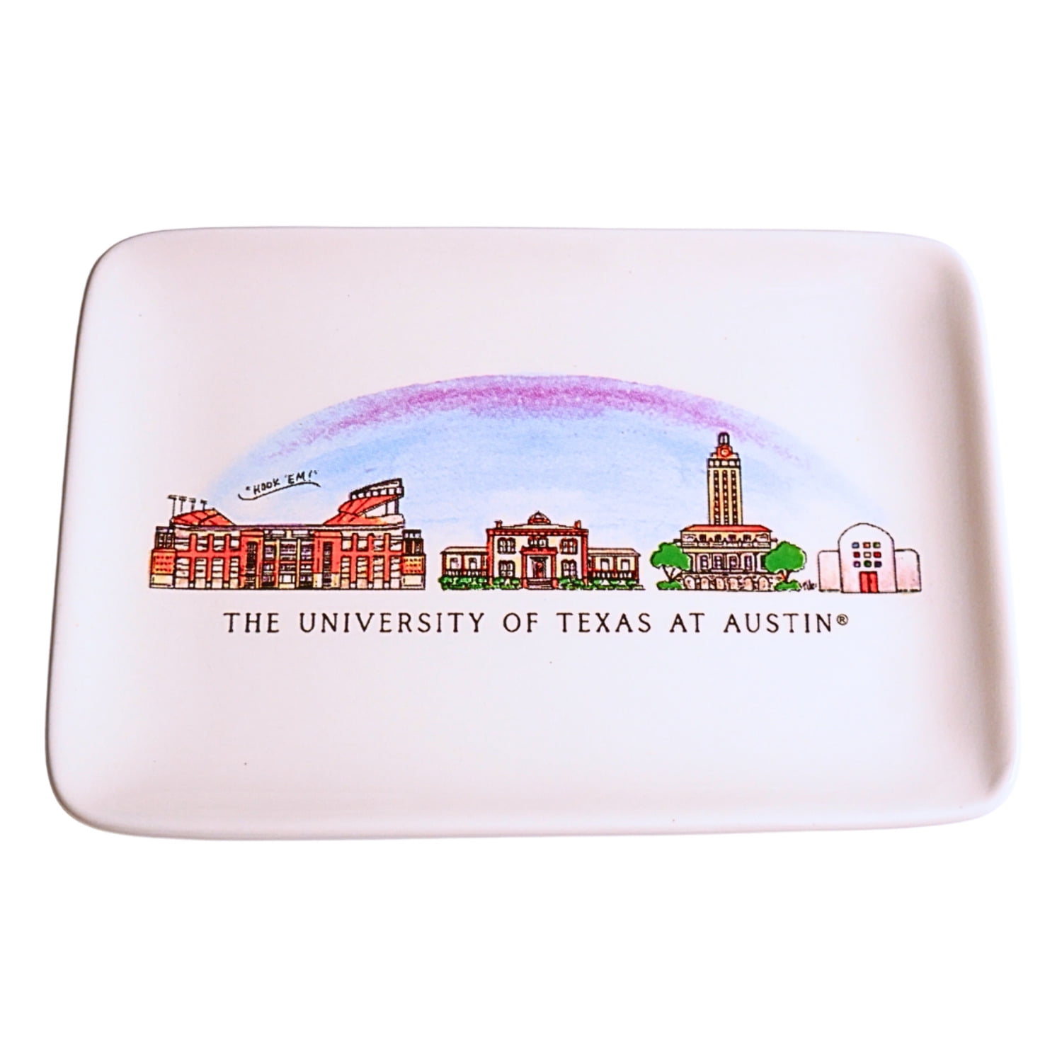 Texas Skyline Ceramic Trinket Tray - Walmart.com
