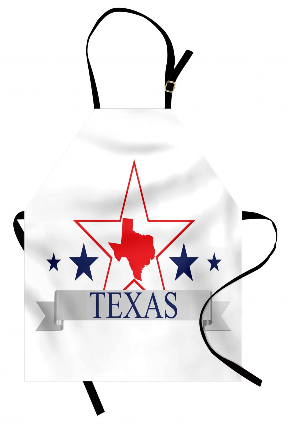 Texas Star Apron San Antonio Dallas Houston Austin Map with Stars ...